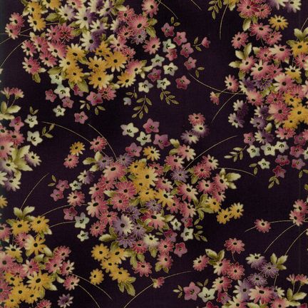 Robert Kaufman Fabrics: EDJM-6289-20 AMETH from Hyakkaryouran