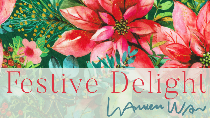 Robert Kaufman Fabrics: Festive Delight by Lauren Wan: Cotton Quilting ...
