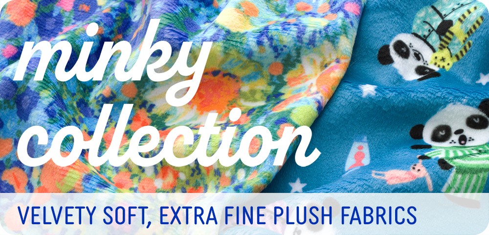 Robert Kaufman Fabrics: Minky Collection: Fabrics