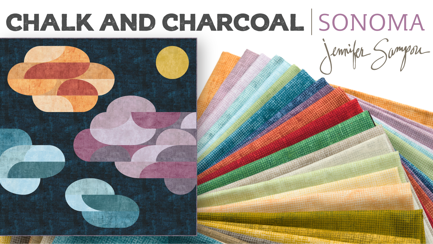 Robert Kaufman Fabrics: Chalk and Charcoal: Cotton Quilting Fabric