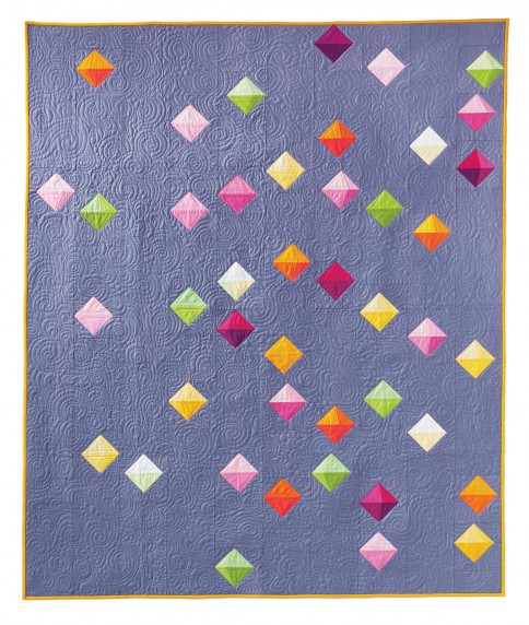 Floating Prisms Free Pattern: Robert Kaufman Fabric Company